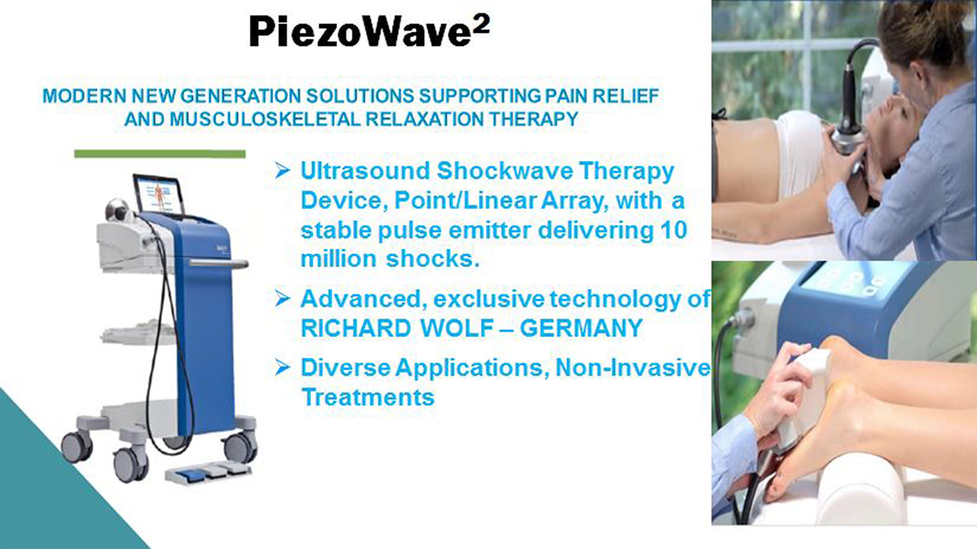 The PiezoWave² Electric Shock Wave Machine's Projects | Công ty TNHH ...